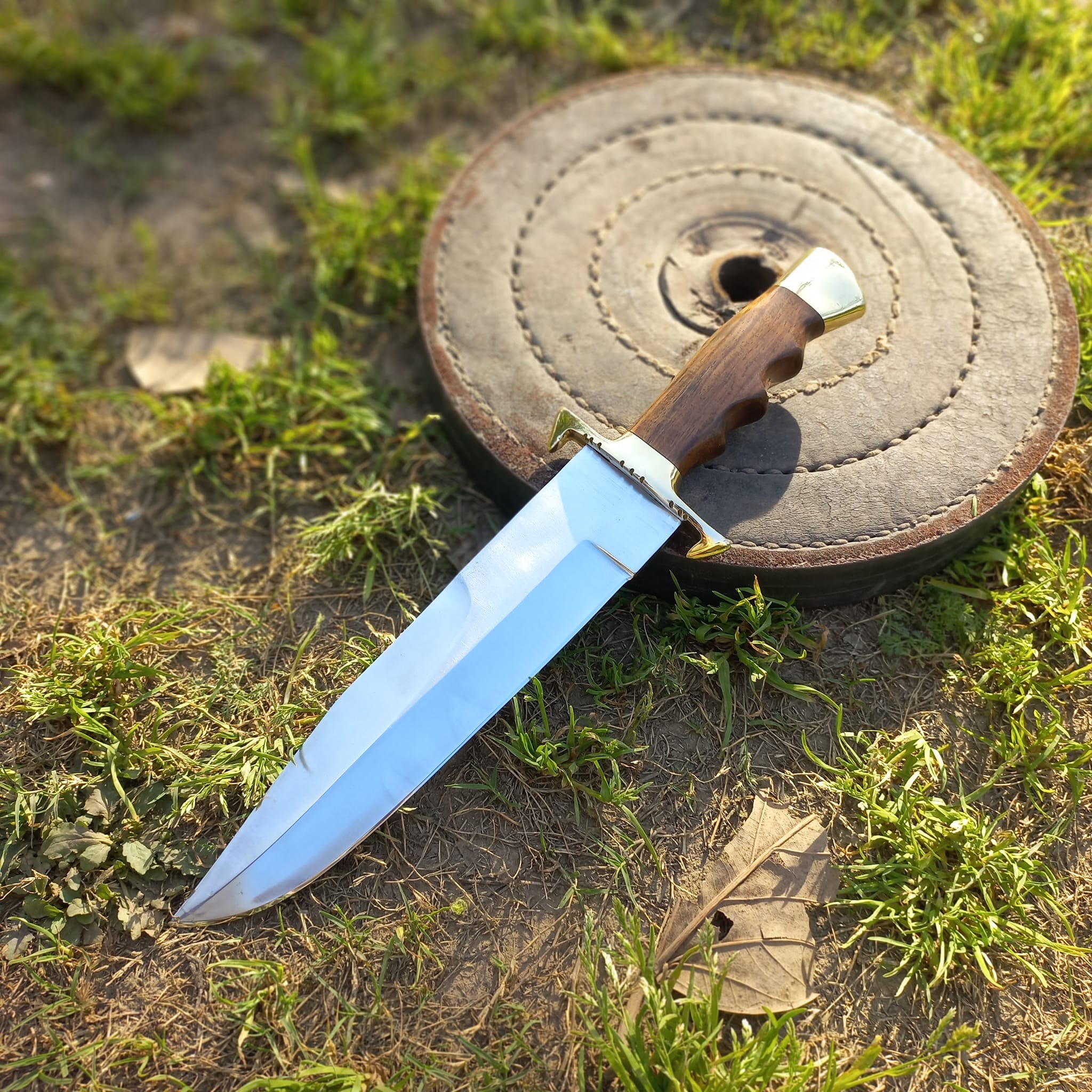 Custom Handmade D2 Polish Steel Sharp Blade Camping /Hunting Survival ...