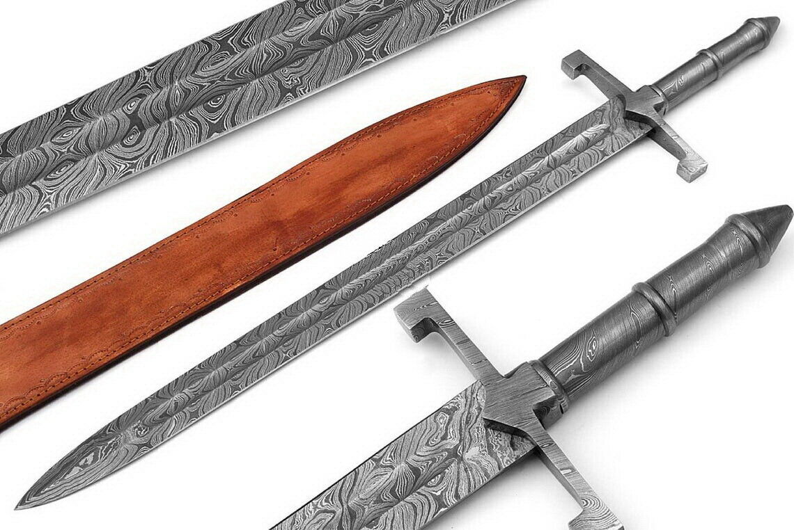 Custom Handmade Damascus sword , VIKING Sword Damascus Steel , Best Gi ...